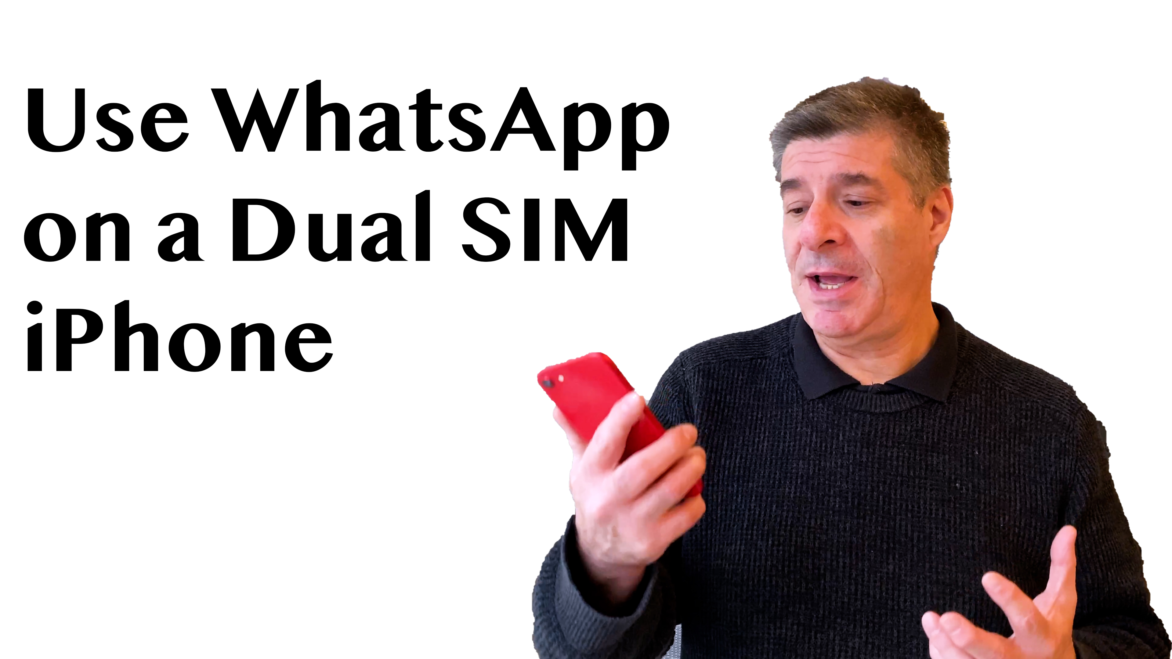 Using WhatsApp on an iPhone with Dual SIM | Gary Schwartz's Blog
